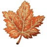 Autumn Fall Leaf Applique Patch - Green, Maple Leaf 2-3/8" (Iron on) | eBay