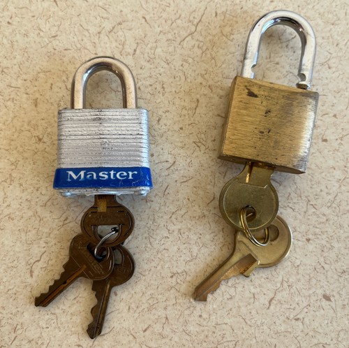 2 locks 1” Locks w/ keys | eBay