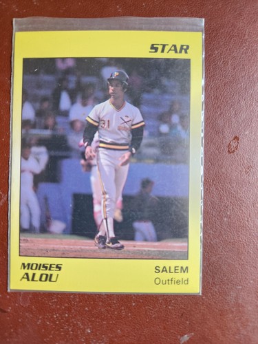 Moises Alou Rookie Card 1989 Star Minor League #93 Salem Buccaneers ...