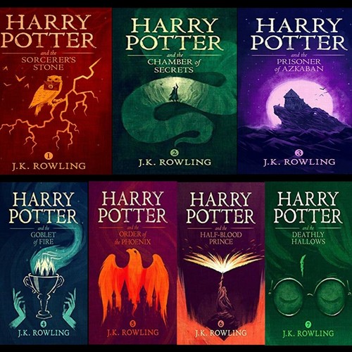 Harry Potter Series 1 2 3 4 5 6 7 J.K. Rowling Audiobook CD Audio Book ...