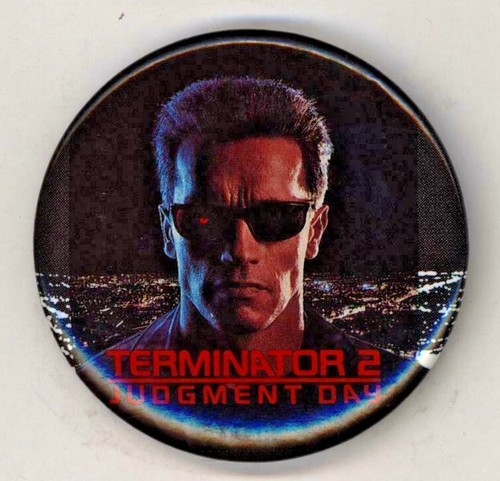 1991 Terminator 2 Judgement Day 2 1/4" Pinback Button | eBay
