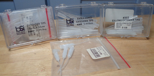 84 BSI EXTENDER TIPS FOR CA GLUES NEW IN BOXES | eBay