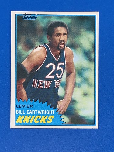 1981-82 Topps Bill Cartwright Basketball Card #26 New York Knicks Set ...