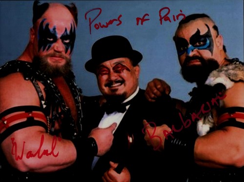 *POWERS OF PAIN* Warlord & Barbarian Dual Signed 8x10 AUTO WWE WCW | eBay