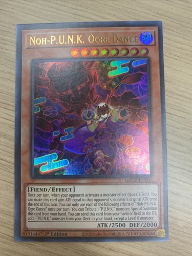 Noh-P.U.N.K. Ogre Dance - Ultra Rare - GRCR-EN006 - 1st Edition NM | eBay
