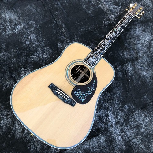 41 Inch Acoustic Guitar Tree Of Life Inlays Ebony Fingerboard Rosewood ...