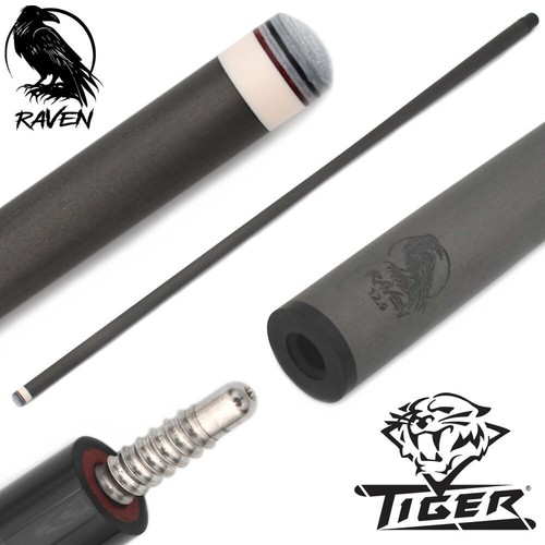RAVEN Carbon Fiber Pool Cue - Shaft Only (12.9mm, 29") Radial - Tiger ...