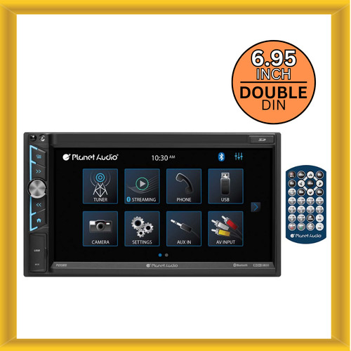 Planet Audio 2 DIN 6.95-inch Mechless Car Head Unit with Bluetooth (No ...