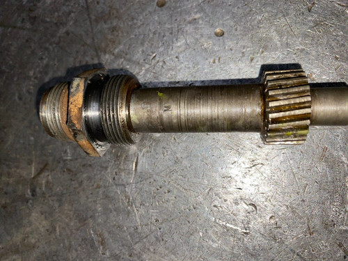 Chevy NP205 "M" 22 tooth speedometer drive gear and adapter nut.K-5/10 ...