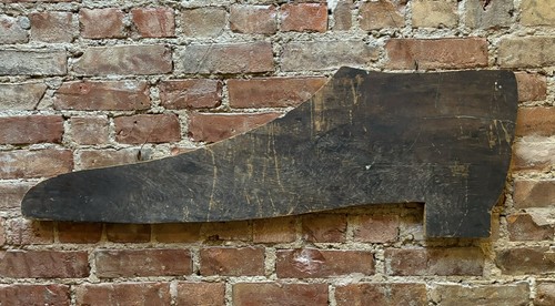 Antique 1890’s Wooden Americana Trade Sign - Comically Long Shoe -Folk ...