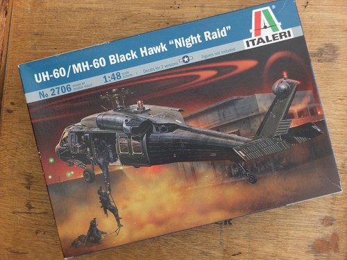 ITALERI 2706 - US UH-60 MH-60 BLACK HAWK NIGHT RAID HELICOPTER - 1/48 ...