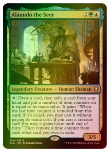Alaundo the Seer Foil 4X : MTG Battle for Balduar's Gate | eBay