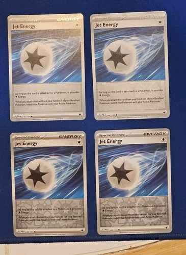 4x Jet Energy 190/193 Reverse Holofoil Paldea Evolved - Pokemon TCG ...