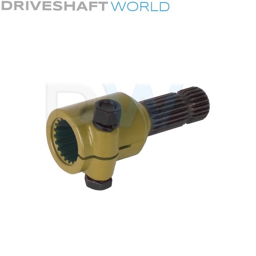 PTO Adapter Male Female 20 splines 1 3/4" / 21 splines 1 3/8" Length ...