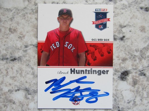 Red Sox Brock Huntzinger Signed Autographed 2008 TRISTAR GCL Red Sox ...