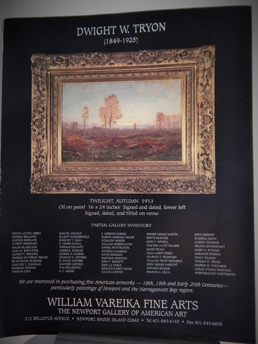DWIGHT W TRYON ART PIECES VTG ORIG 1996 ADVERTISEMENT | eBay