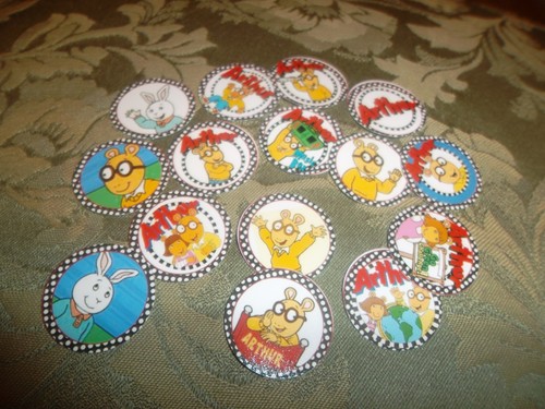 Pre Cut One Inch ARTHUR CARTOON FREE SHIP | eBay