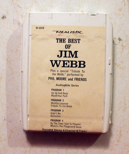 8-Track: Best Of Jim Webb | eBay