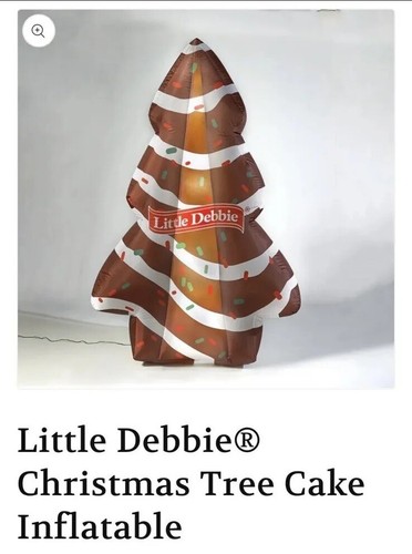 Little Debbie Christmas Tree Cake Inflatable Chocolate IN HAND | eBay