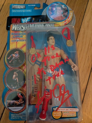 Kurt Angle Signed Autographed Figure WWE WWF | eBay