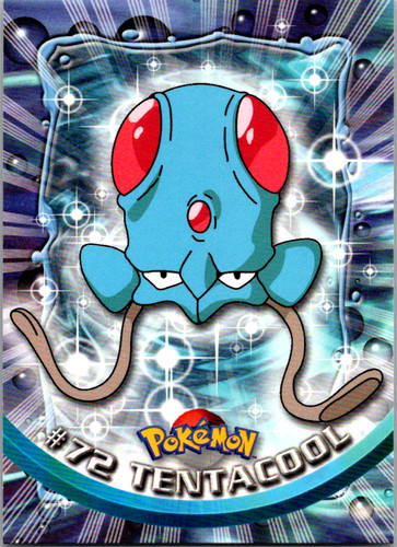 Tentacool #72 Topps Black Label TV Animation Edition Non Holo Pokémon ...