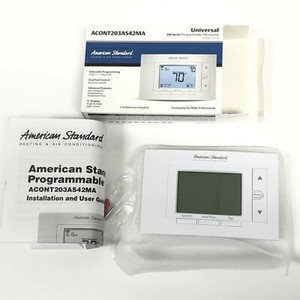 American Standard White Home Programmable Thermostats for sale | eBay