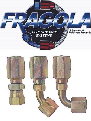 Fragola 254506 #6 X 45 Power Steering Hose End - Power Steering IMCA ...