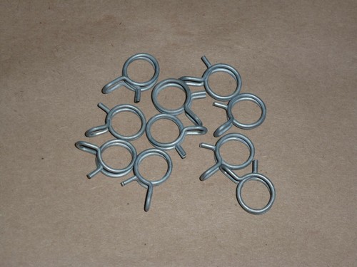 Fuel Gas Line Clip Clamp LOT Mikuni Keihin 11mm Honda Yamaha Kawasaki ...