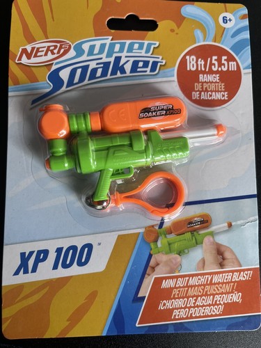 Nerf, Super Soaker Keychain, Novelty Gift, Water Gun/ 18 Ft/ 5.5 M ...