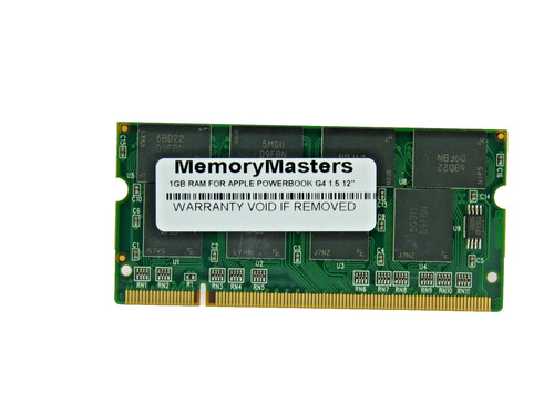 1GB (1x1GB) Memory RAM for Apple PowerBook G4 1.5 12" (Aluminum) | eBay