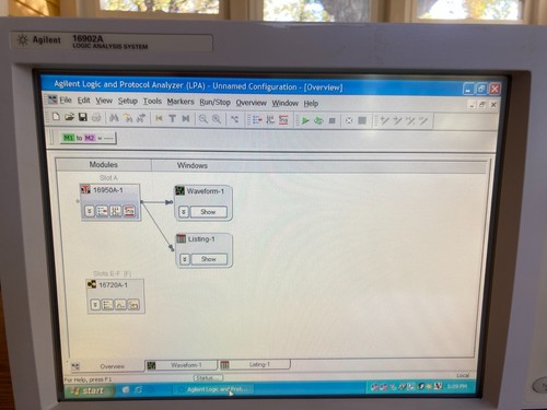 Agilent 16902A Logic Analyzer, 16950A Logic Analysis, 16720A Pattern ...