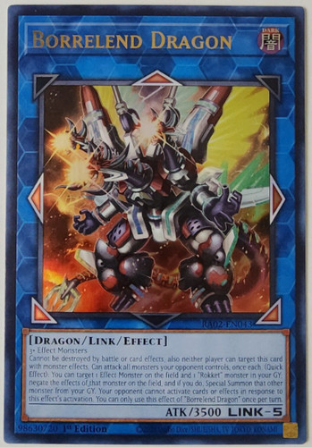 Yugioh! - Borrelend Dragon - RA02-EN043 - Ultra Rare - 25'th Ann. - NM ...