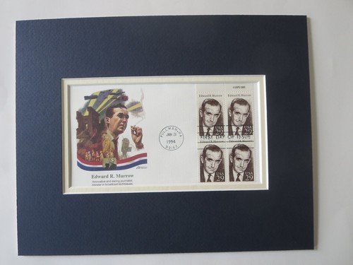 Famed Broadcaster Edward R. Murrow and the First Day Cover of his own ...