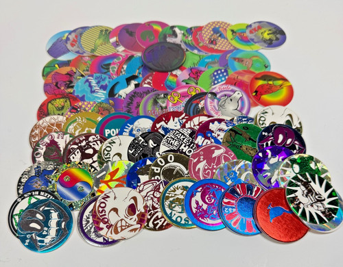 1990s Vintage Lot of Milk Cap POGS Poison/Retro 82 Pogs 1 Slammer Good ...