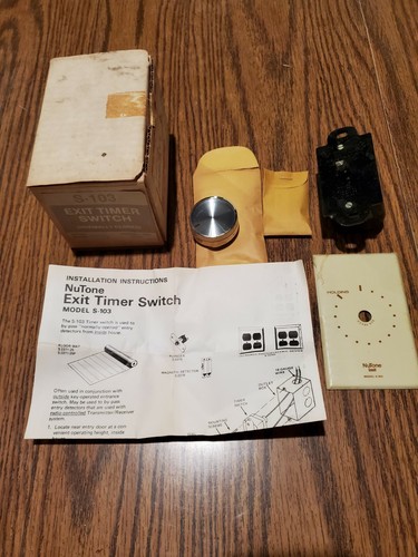 Nutone Exit Timer Switch S-103 | eBay