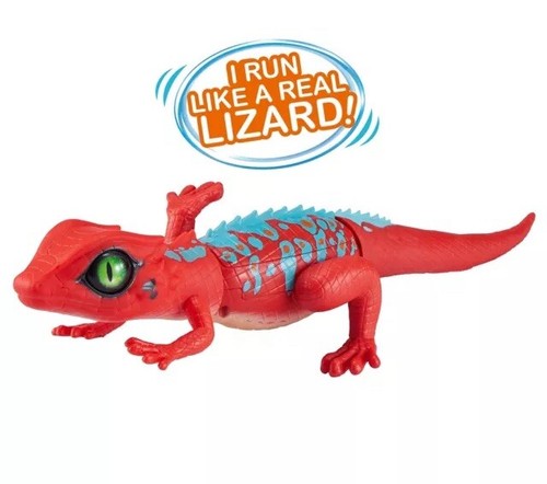 ROBO ALIVE RED & BLUE LURKING LIZARD Battery-Powered Robotic Toy | eBay