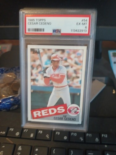 1985 Topps #54 Cesar Cedeno psa 6 pop 3 | eBay