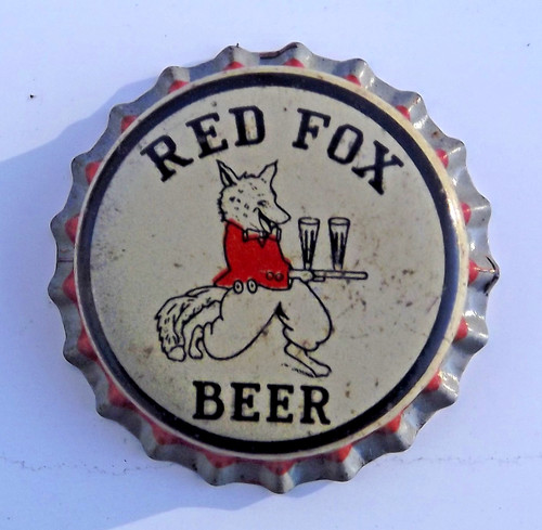RED FOX BEER BOTTLE CROWN: WATERBURY, CT CONN | eBay
