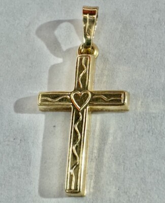 Solid Gold Cross for sale | eBay