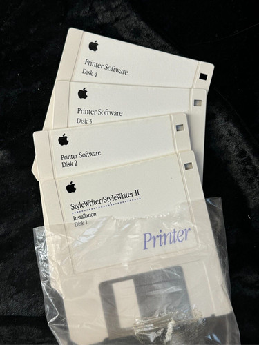 Apple Stylewriter II Printer Software Disks 3.5 Media | eBay