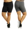 Ladies 2X 3X Plus Size Cotton Spandex Yoga Workout Long Bike Shorts ...