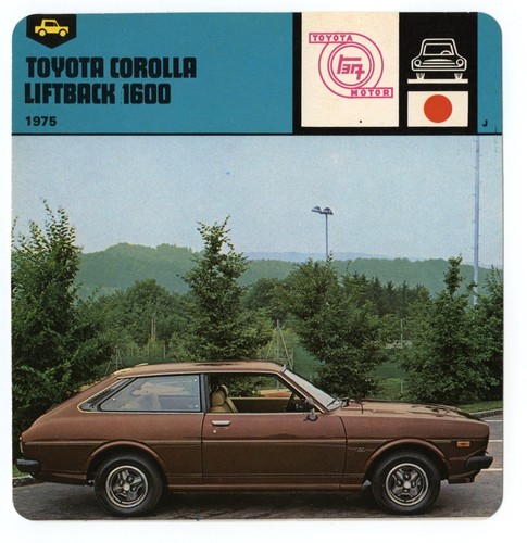 Toyota Corolla Liftback 1600 - Production Car Edito Service SA Auto ...