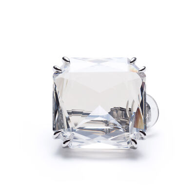 Crystal Stud Stone Clip - On Costume Earrings for sale | eBay