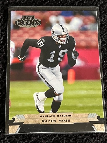2005 PLAYOFF HONORS RANDY MOSS RAIDERS | eBay