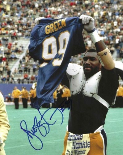 Autographed HUGH GREEN Pitt Panthers 8x10 photo - w/Show Ticket | eBay