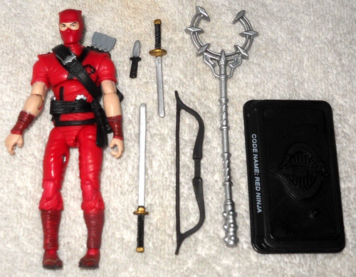 2007 Cobra Red Ninja - 100% complete (GI Joe figure) | eBay