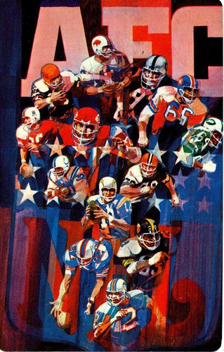 1970's AFC PLAYlNG-CARD Kansas City CHIEFS | eBay