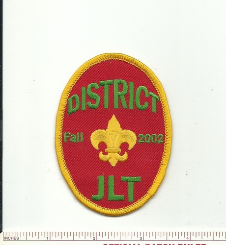 CZ SCOUT BSA 2002 DISTRICT FALL JLT PATCH JUNIOR LEADER TRAINING BADGE ...
