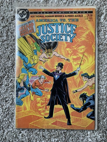 America vs. the Justice Society #3 Of 4: Jerry Ordway Roy Thomas Bender ...