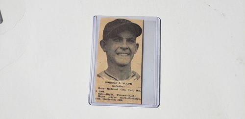 Gordon Slade 1934 Boston American Newspaper Scrapbook Card 1 of 200 ...